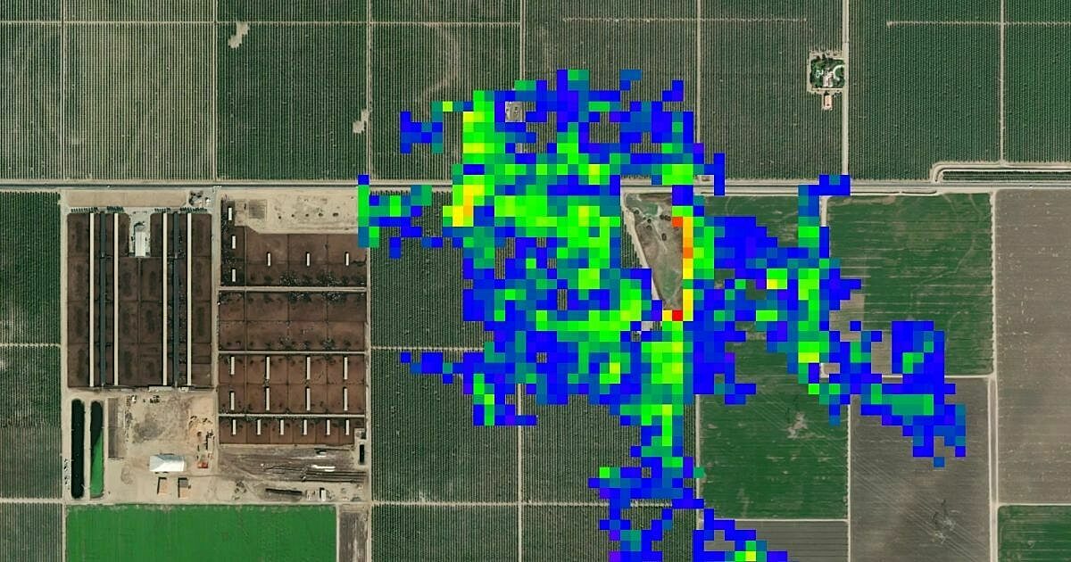Methane emissions from cows spotted from space for first time - GHGSat