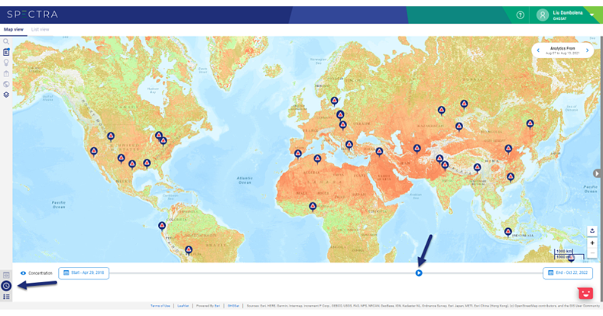 4 things you can do with a free SPECTRA account - GHGSat