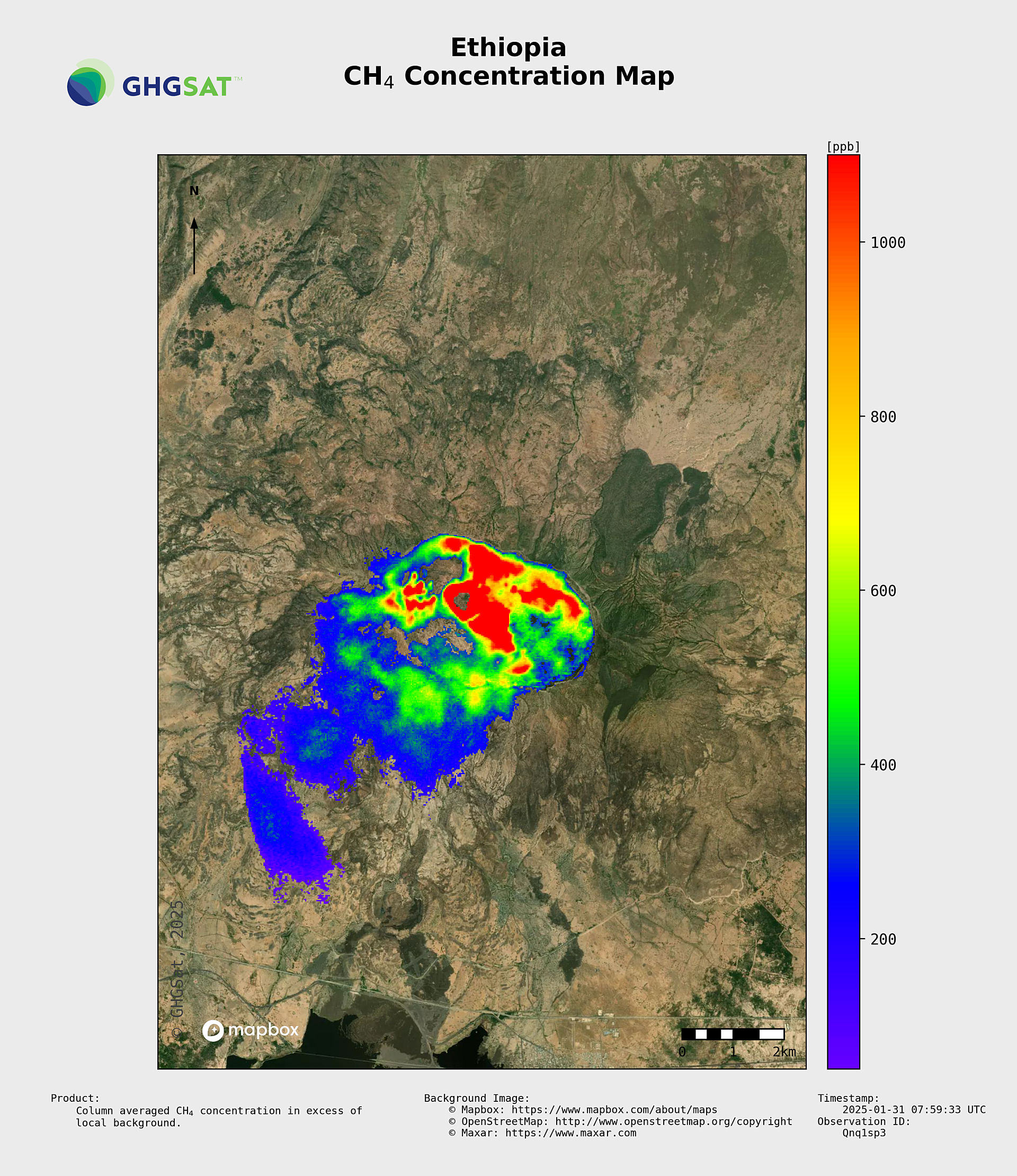 GHGSAT & Sentinel-5P TROPOMI Satellites Detect Giant Methane Emission ...