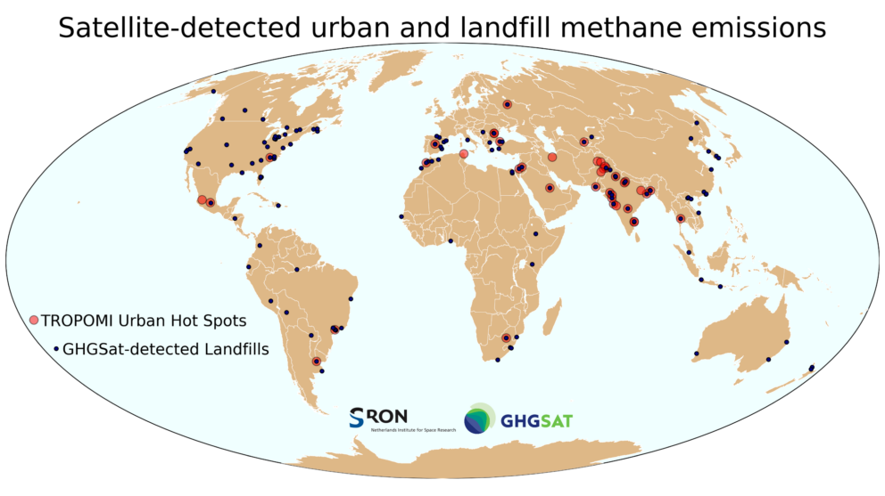 The Global Methane Hub, SRON and GHGSat launch world-first project to ...
